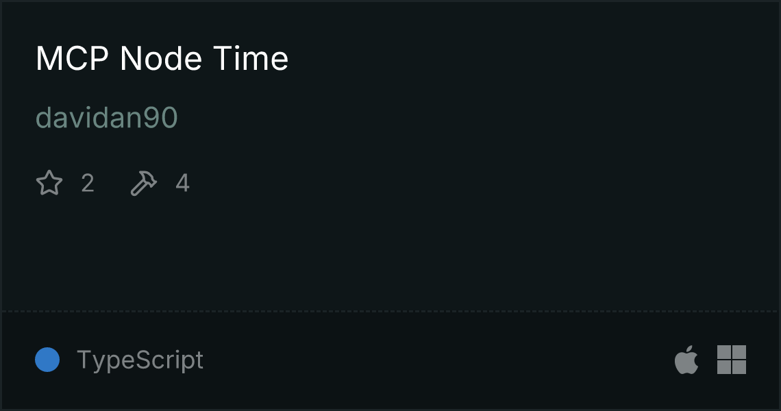 MCP Node Time | Glama