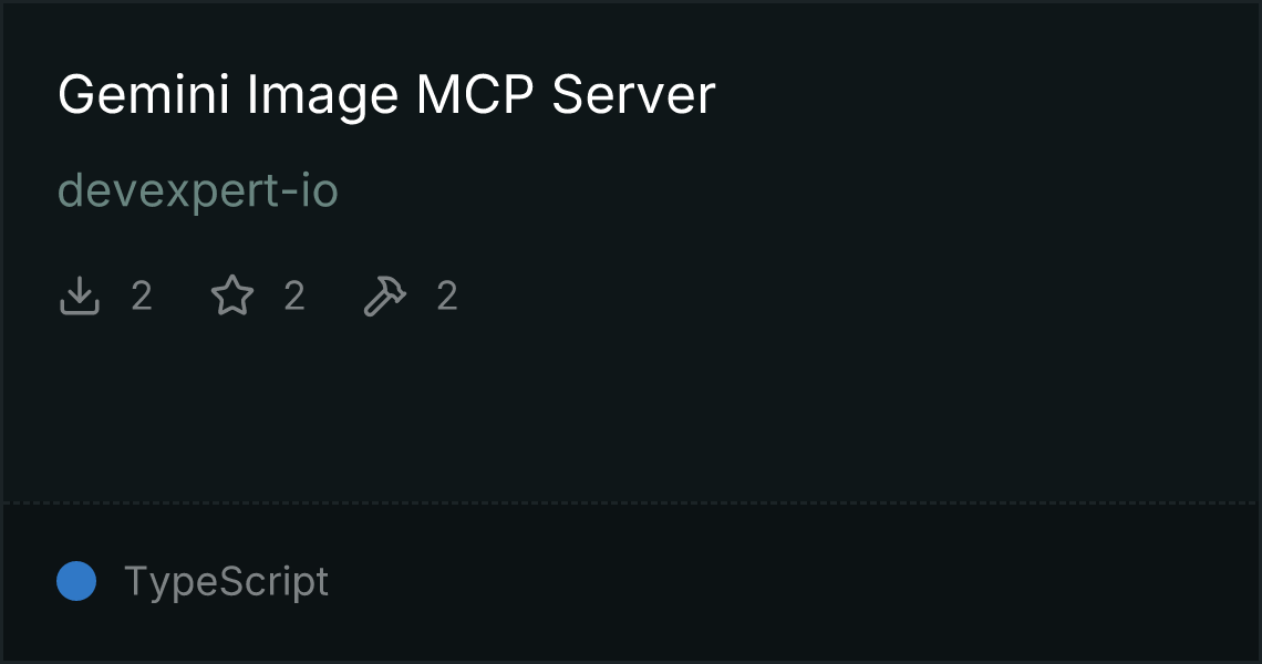 generate_image - Gemini Image MCP Server | Glama