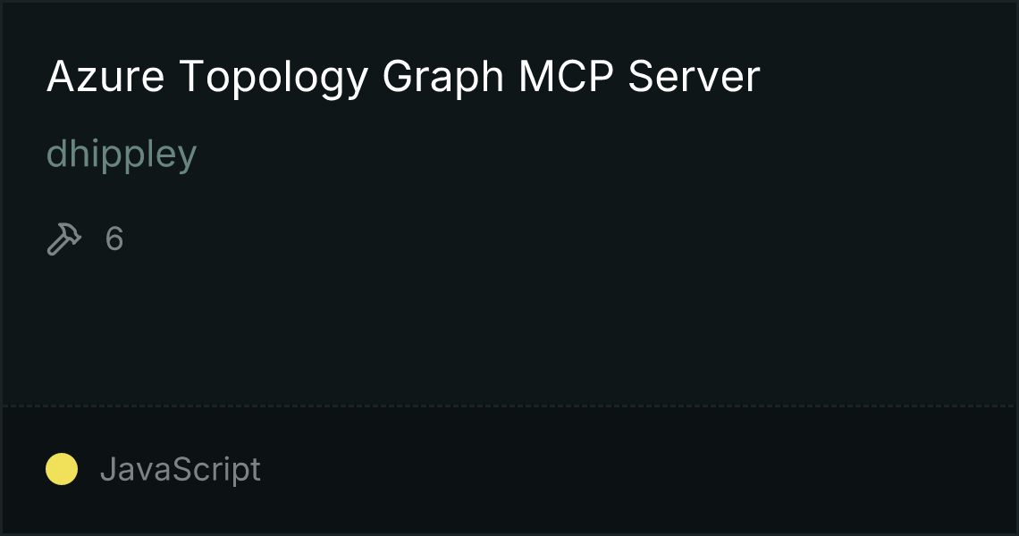 search_resources - Azure Topology Graph MCP Server | Glama