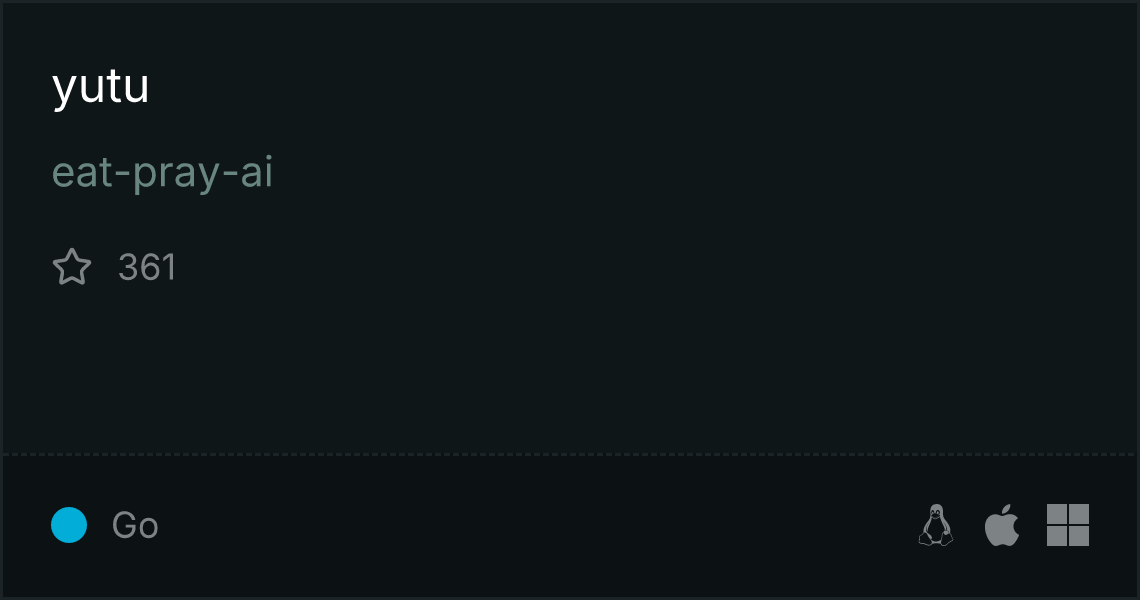 Schema | yutu | Glama