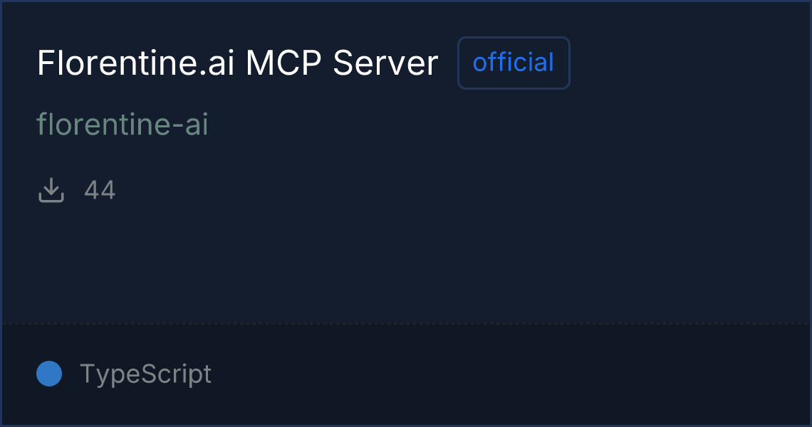 Score | Florentine.ai MCP Server | Glama