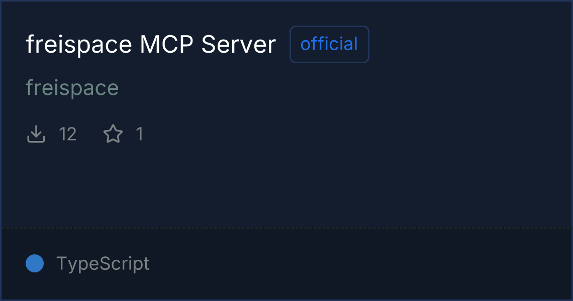 freispace MCP Server by freispace | Glama
