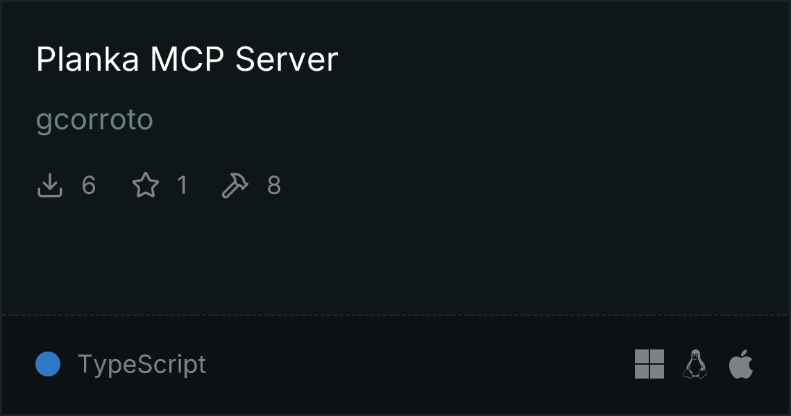 Planka MCP Server by gcorroto | Glama