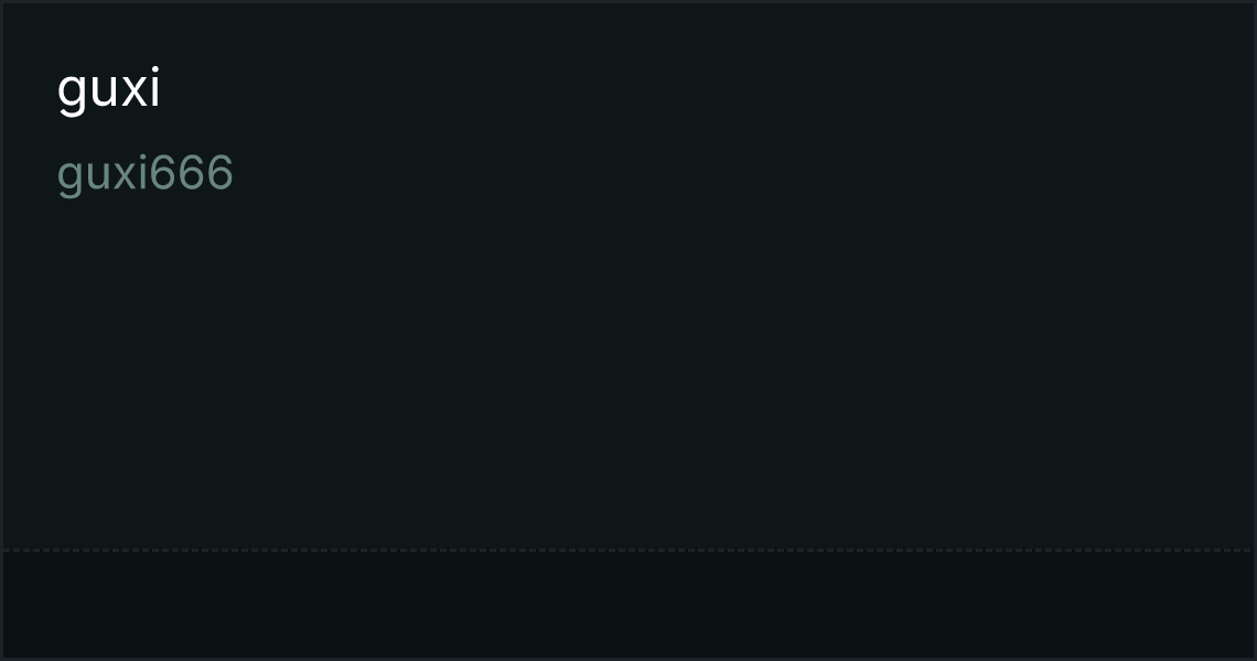 Schema | guxi | Glama