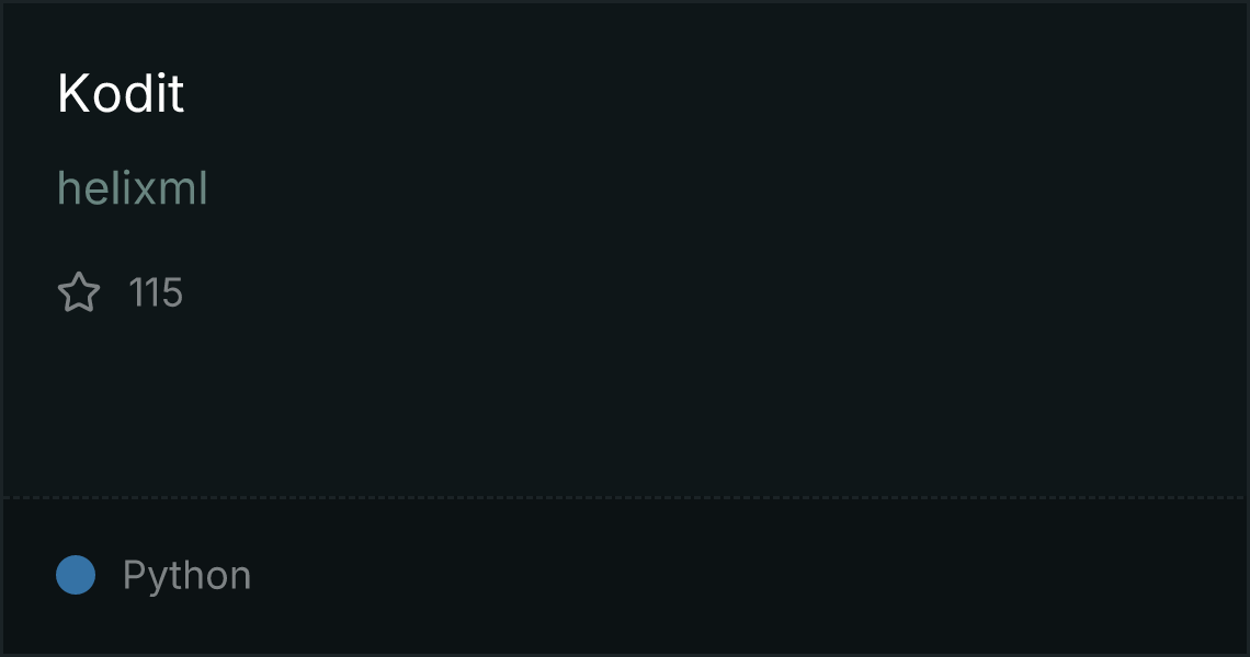 Kodit by helixml | Glama