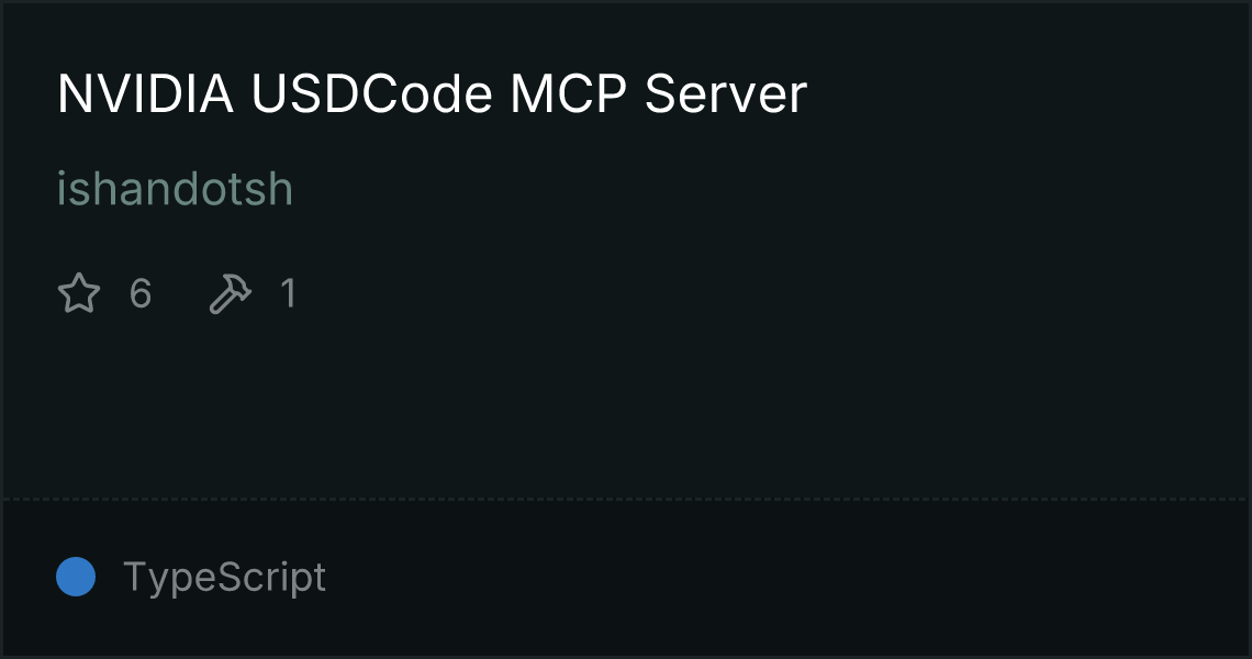 NVIDIA USDCode MCP Server | Glama