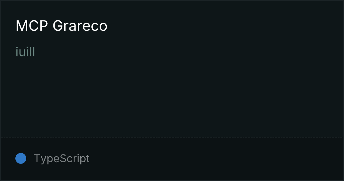 Schema | MCP Grareco | Glama