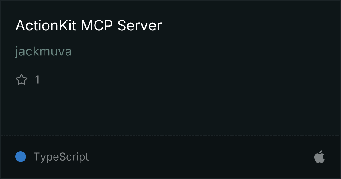 ActionKit MCP Server | Glama