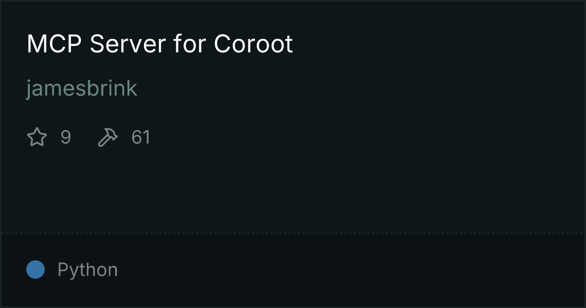 update_dashboard - MCP Server for Coroot | Glama