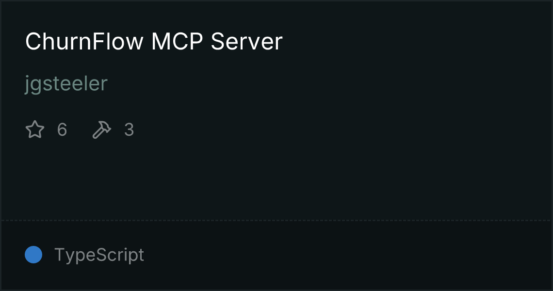 status - ChurnFlow MCP Server | Glama