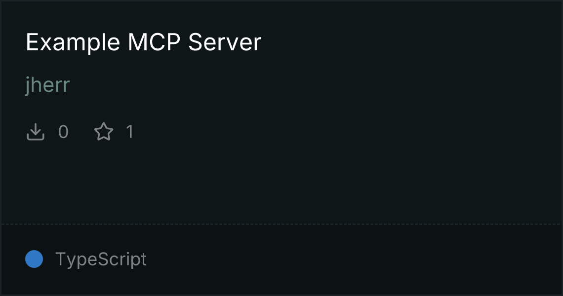 Example MCP Server by jherr | Glama