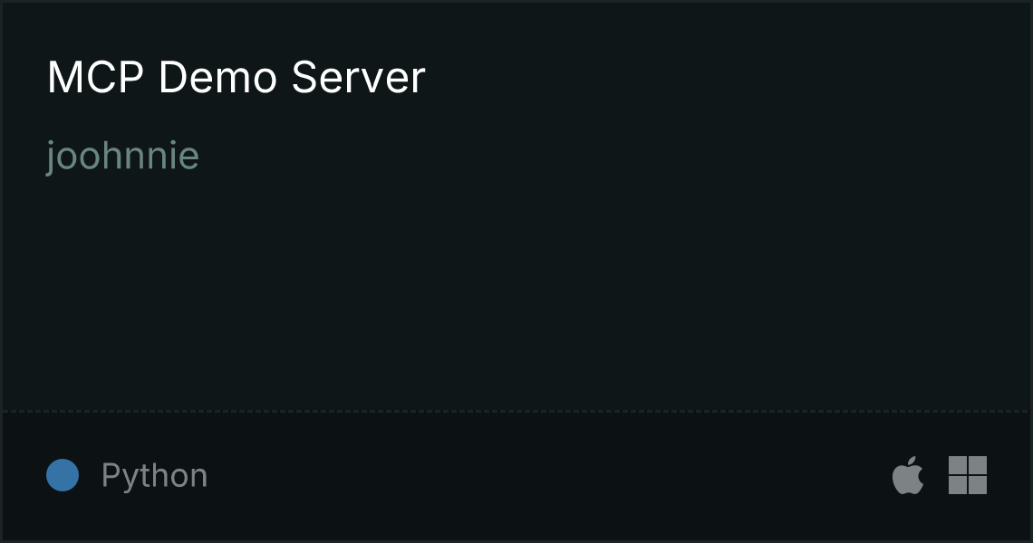 Score | MCP Demo Server | Glama