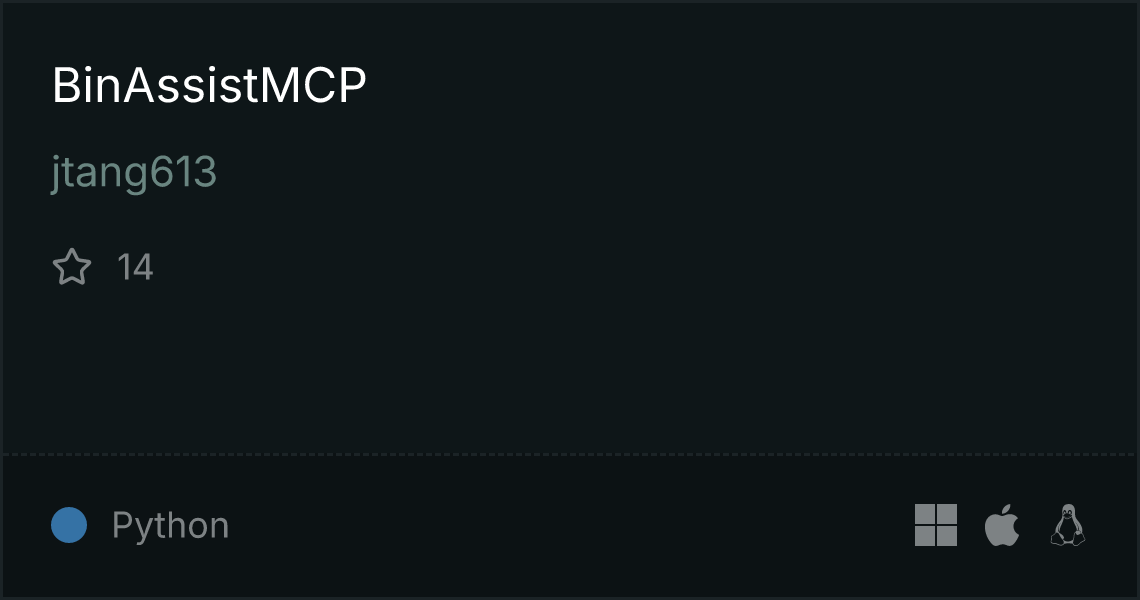 BinAssistMCP by jtang613 | Glama