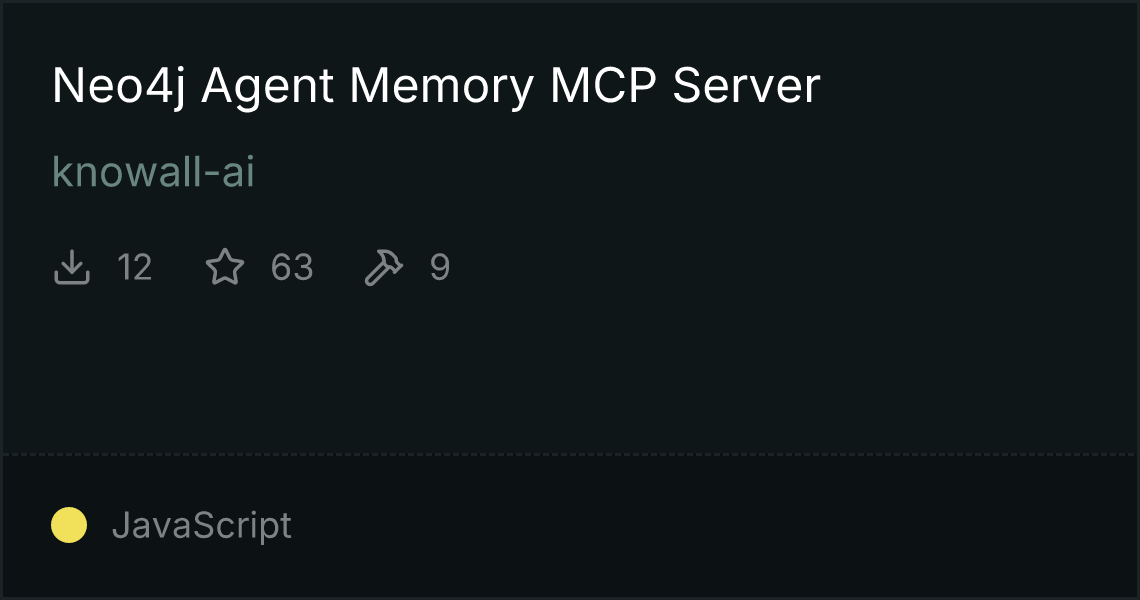 list_memory_labels - Neo4j Agent Memory MCP Server | Glama