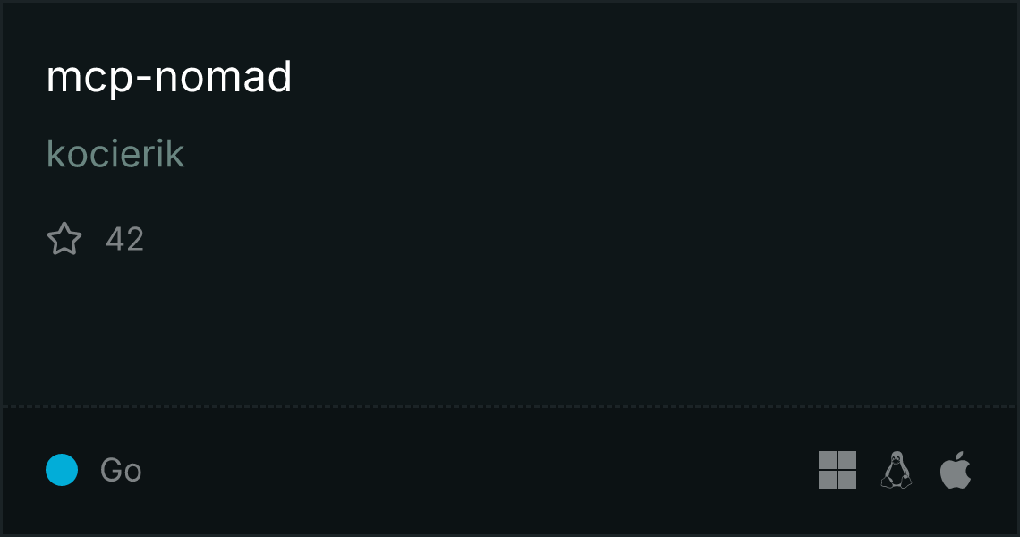 mcp-nomad by kocierik | Glama