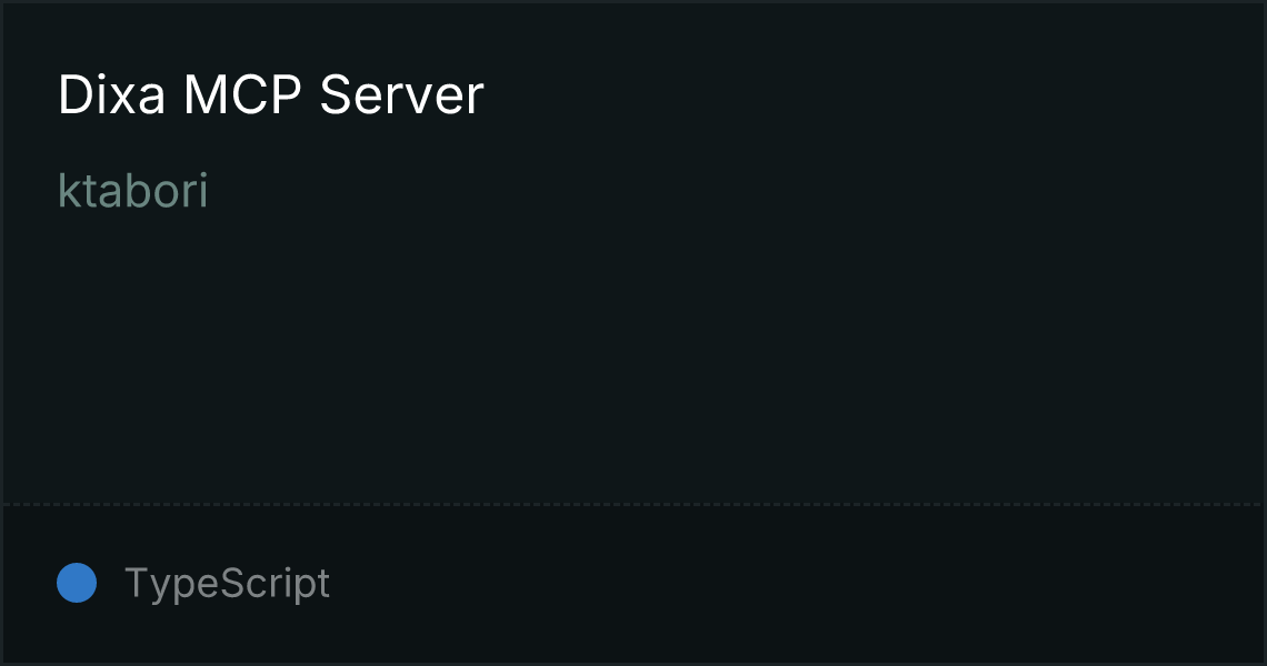 Dixa MCP Server | Glama