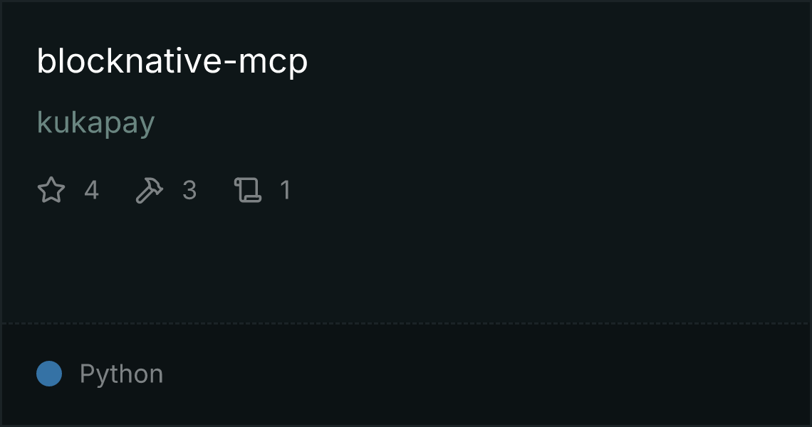 blocknative-mcp | Glama