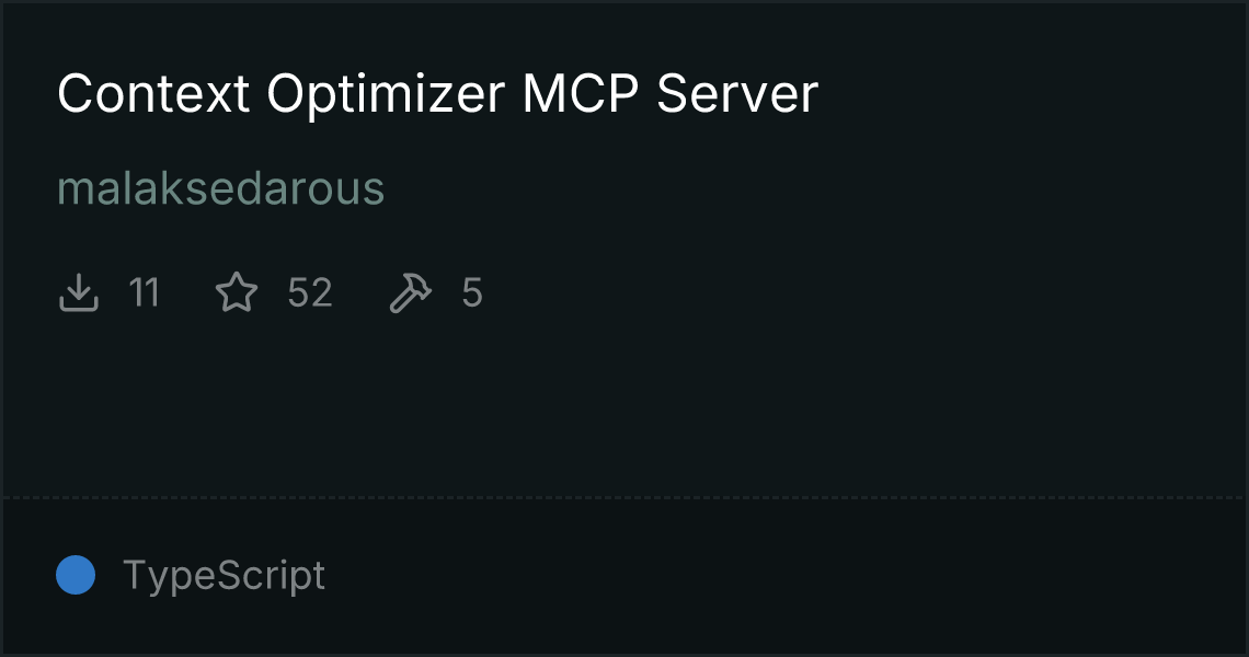 researchTopic - Context Optimizer MCP Server | Glama