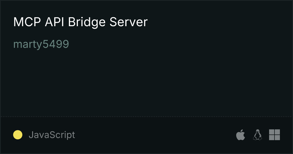 Schema | MCP API Bridge Server | Glama