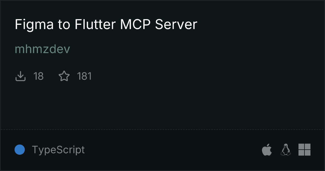 Figma to Flutter MCP Server by mhmzdev | Glama