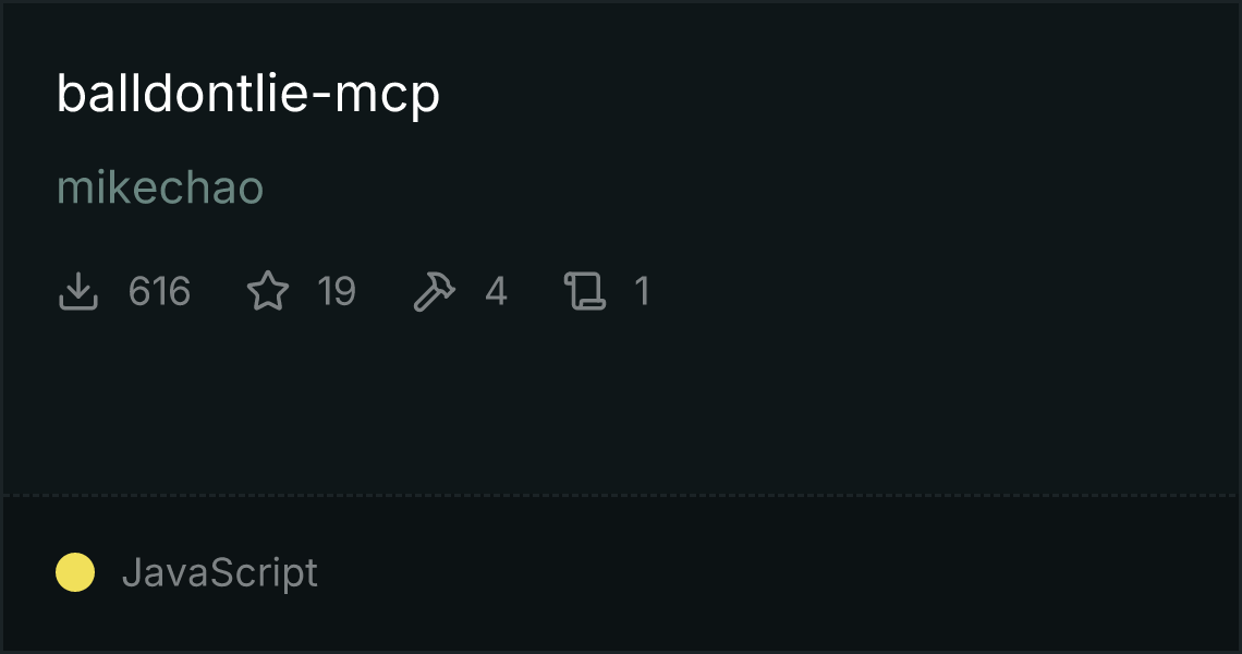 Score | balldontlie-mcp | Glama