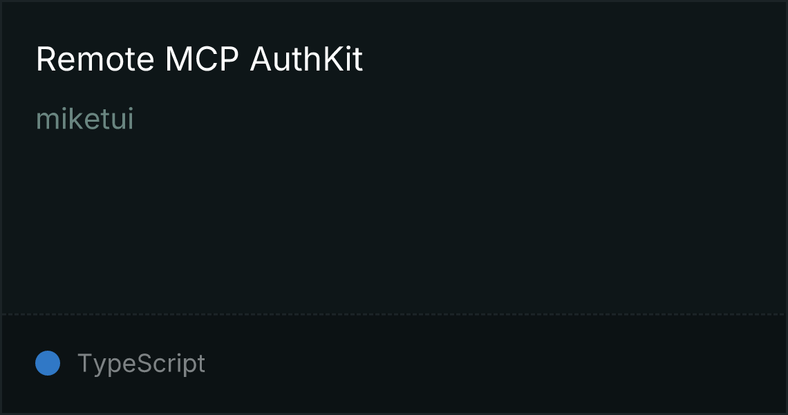 Remote MCP AuthKit | Glama