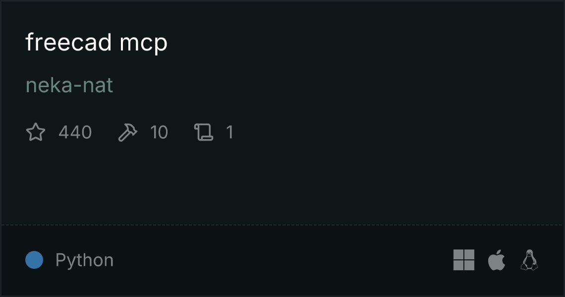 freecad mcp by neka-nat | Glama