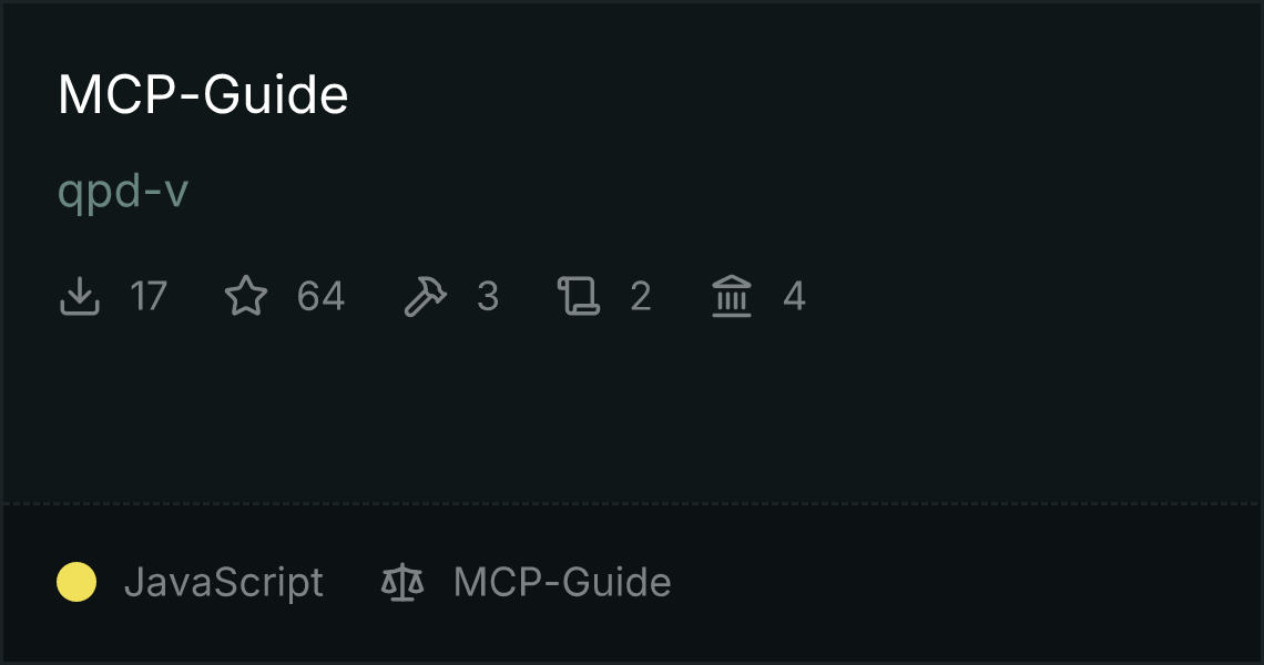MCP-Guide by qpd-v | Glama