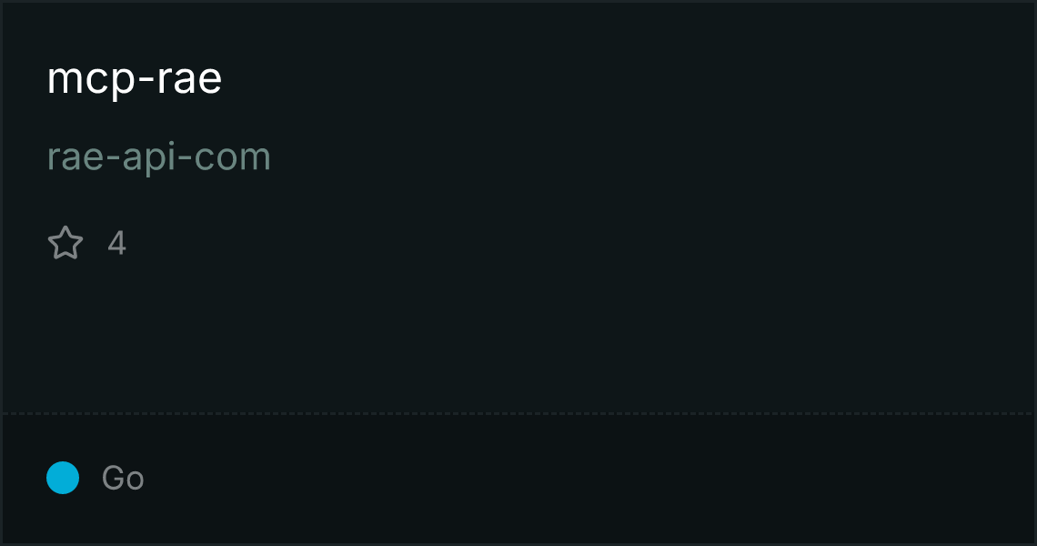 mcp-rae | Glama