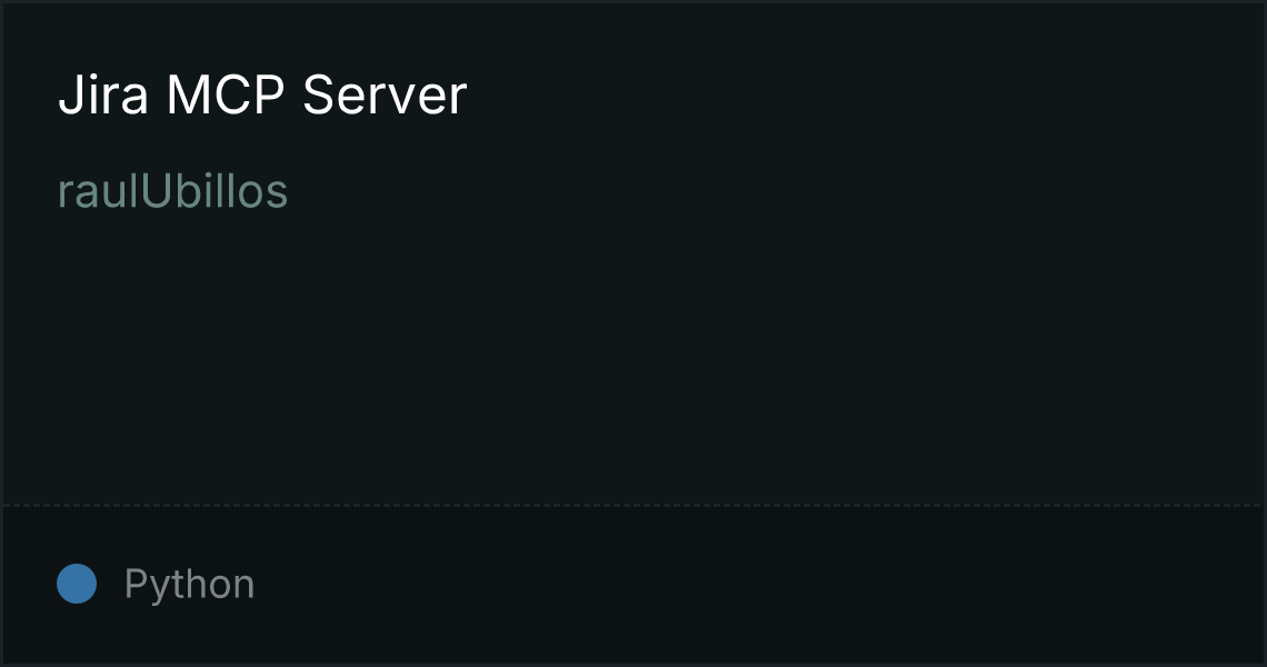 Schema | Jira MCP Server | Glama