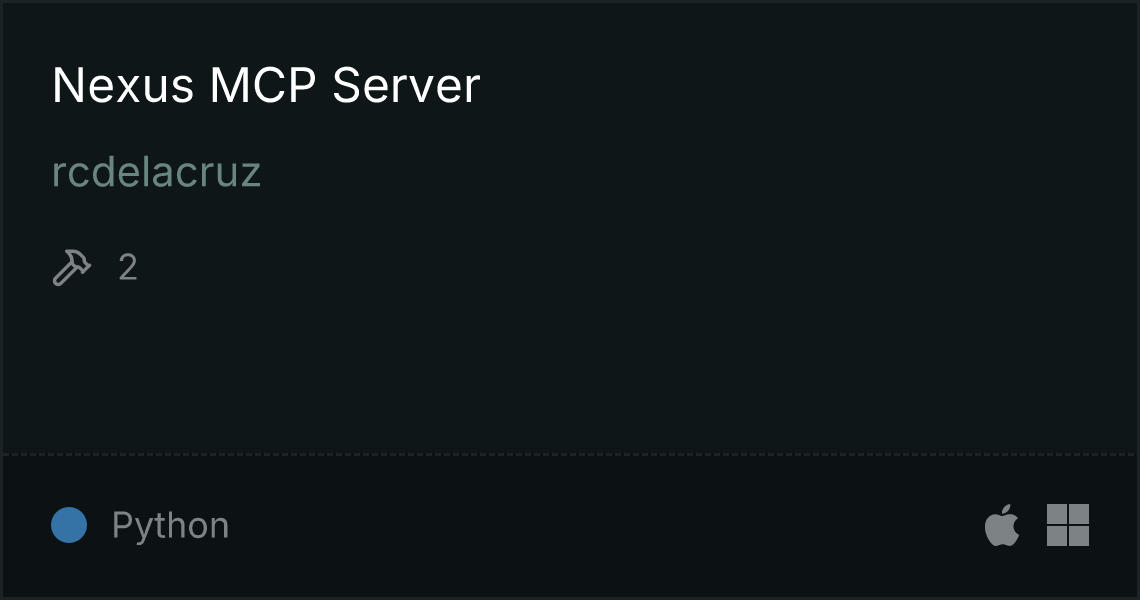 nexus_read - Nexus MCP Server | Glama