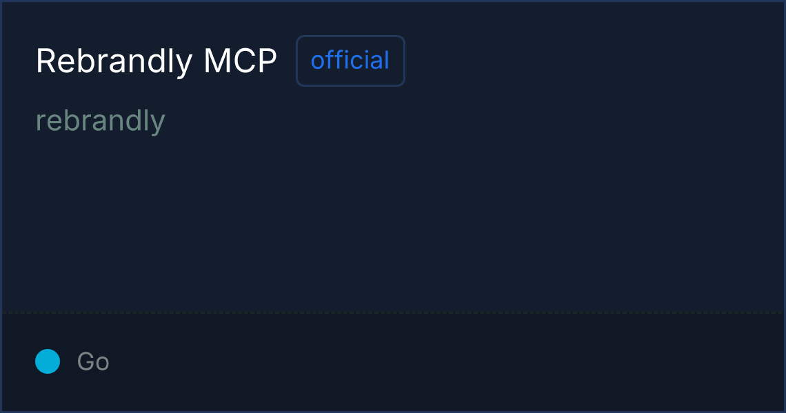 Rebrandly MCP by rebrandly | Glama