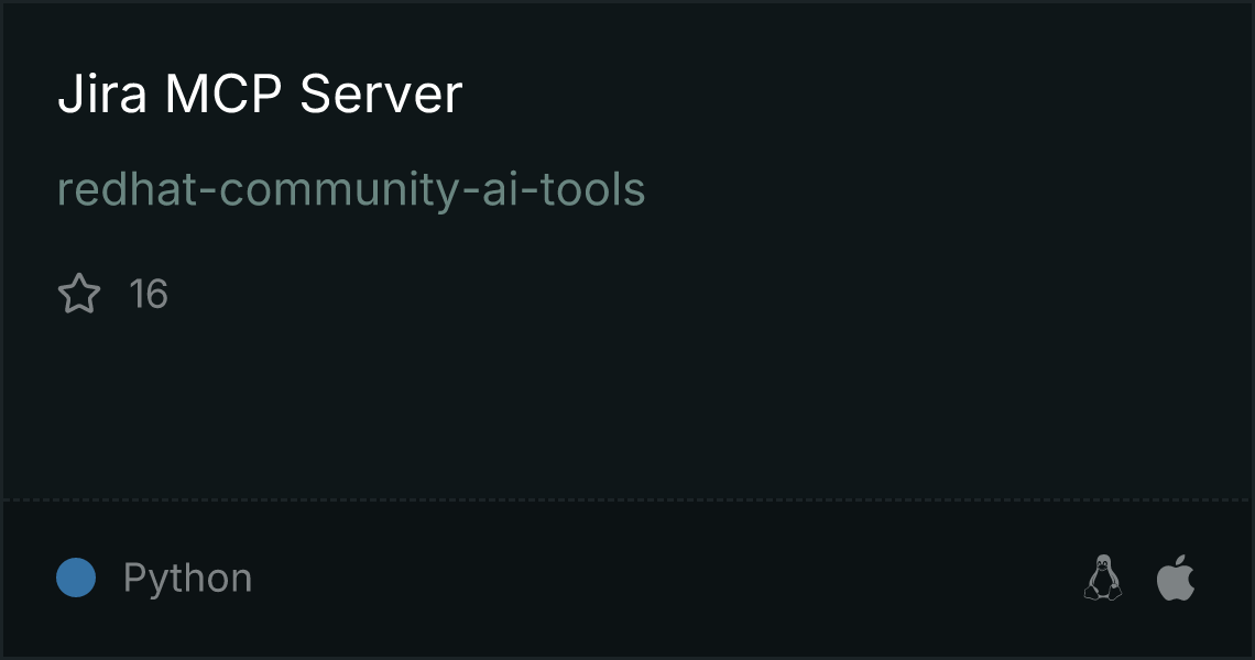 Jira MCP Server | Glama