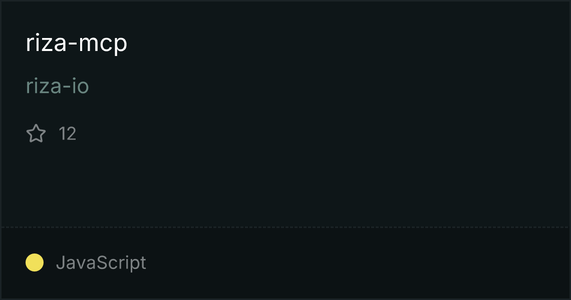 riza-mcp by riza-io | Glama