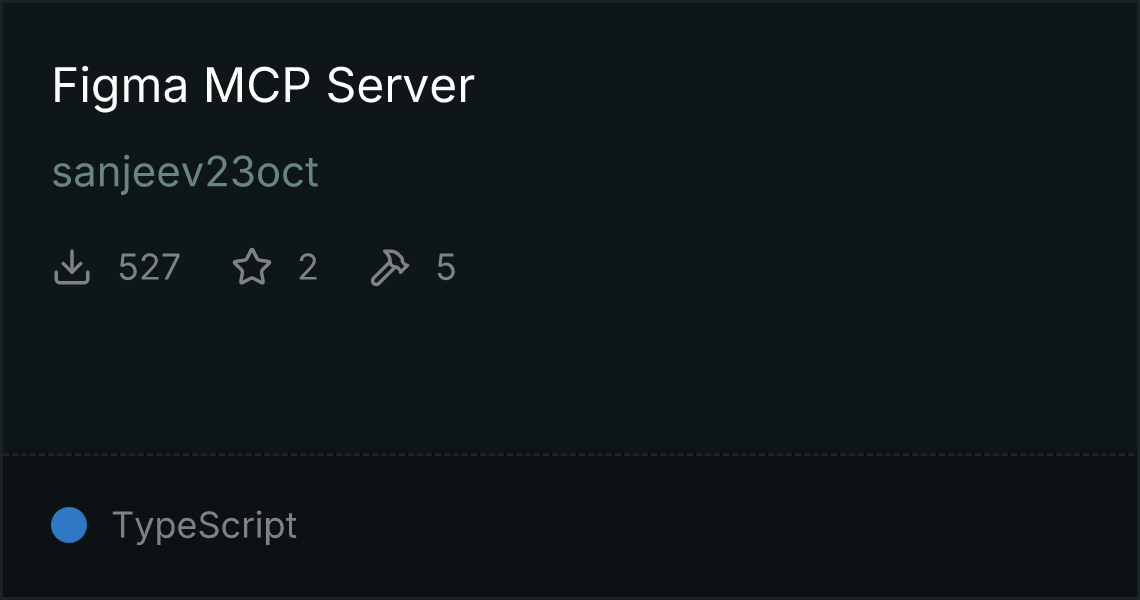 Score | Figma MCP Server | Glama