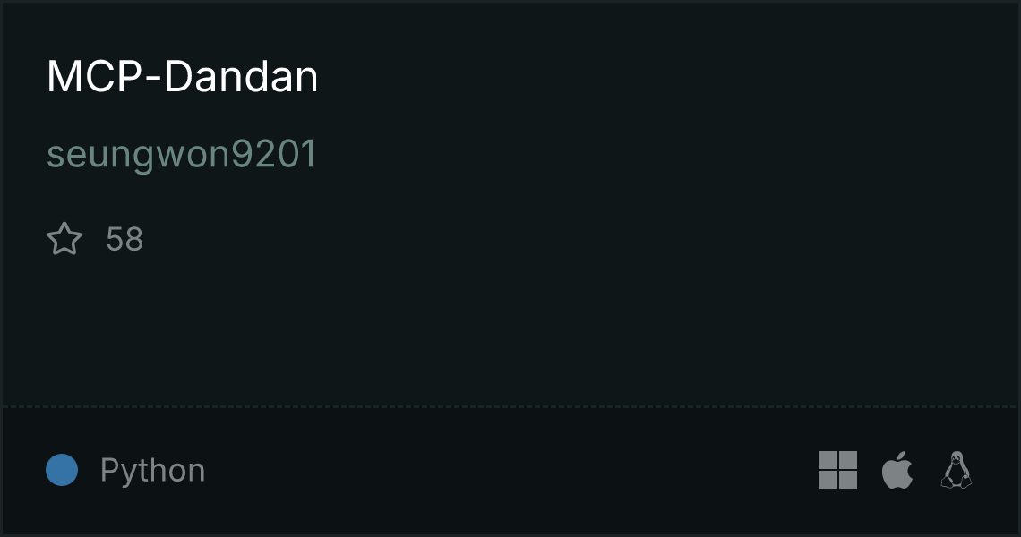 Score | MCP-Dandan | Glama