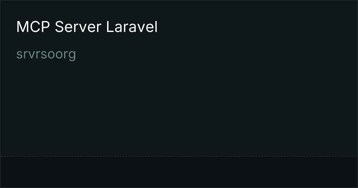 MCP Server Laravel | Glama