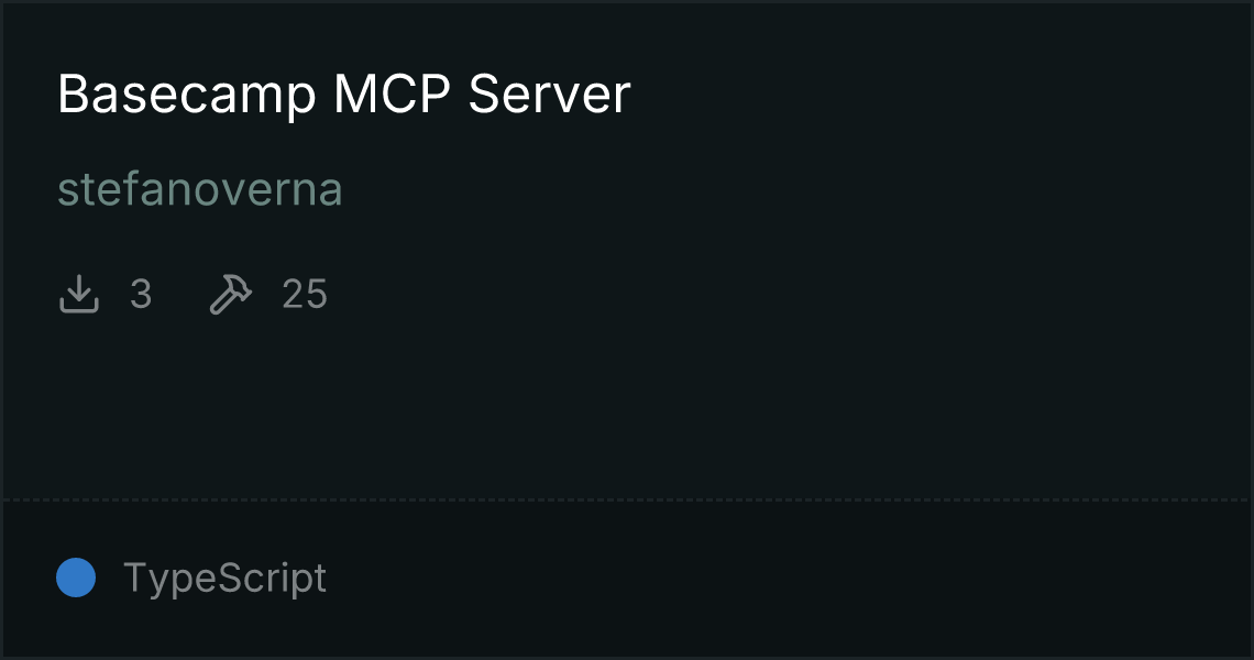 basecamp_get_person - Basecamp MCP Server | Glama