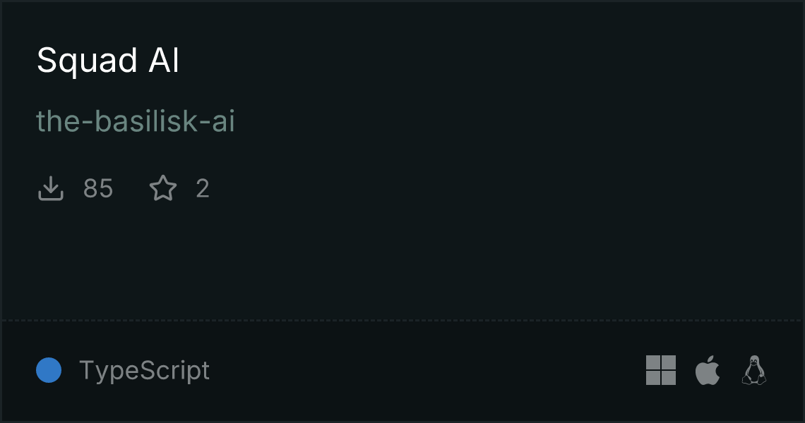 Squad AI by the-basilisk-ai | Glama