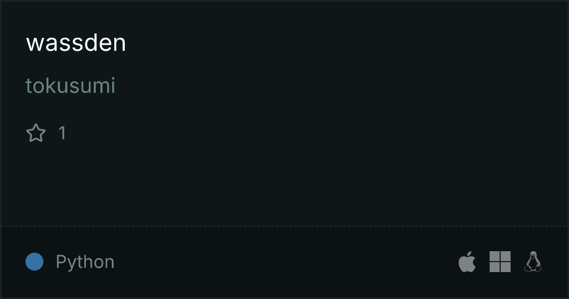 wassden by tokusumi | Glama