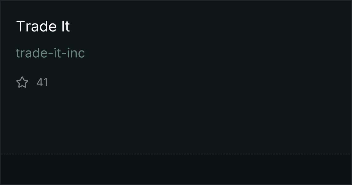 Trade Agent by trade-it-inc | Glama