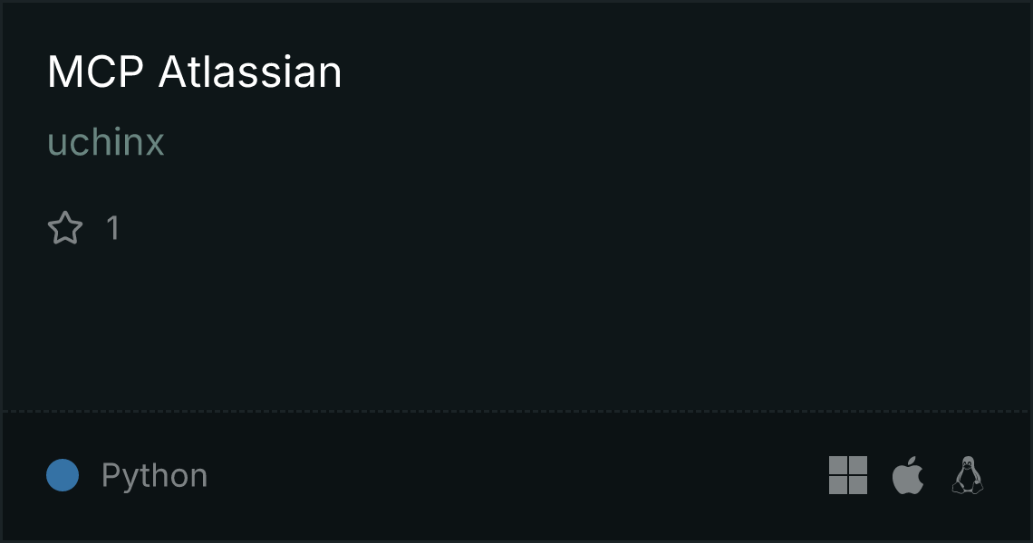 MCP Atlassian by uchinx | Glama