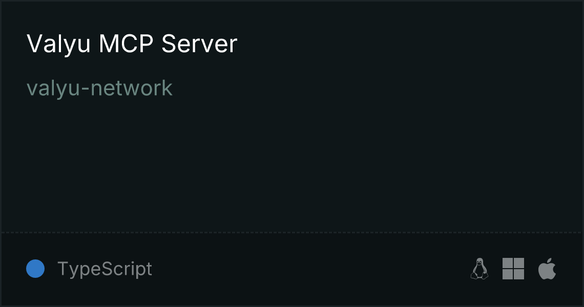 Valyu MCP Server | Glama