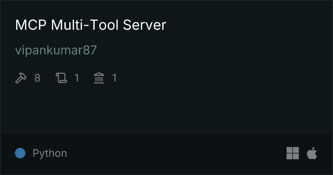 Inspect | MCP Multi-Tool Server | Glama