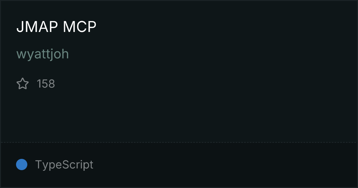 JMAP MCP by wyattjoh | Glama