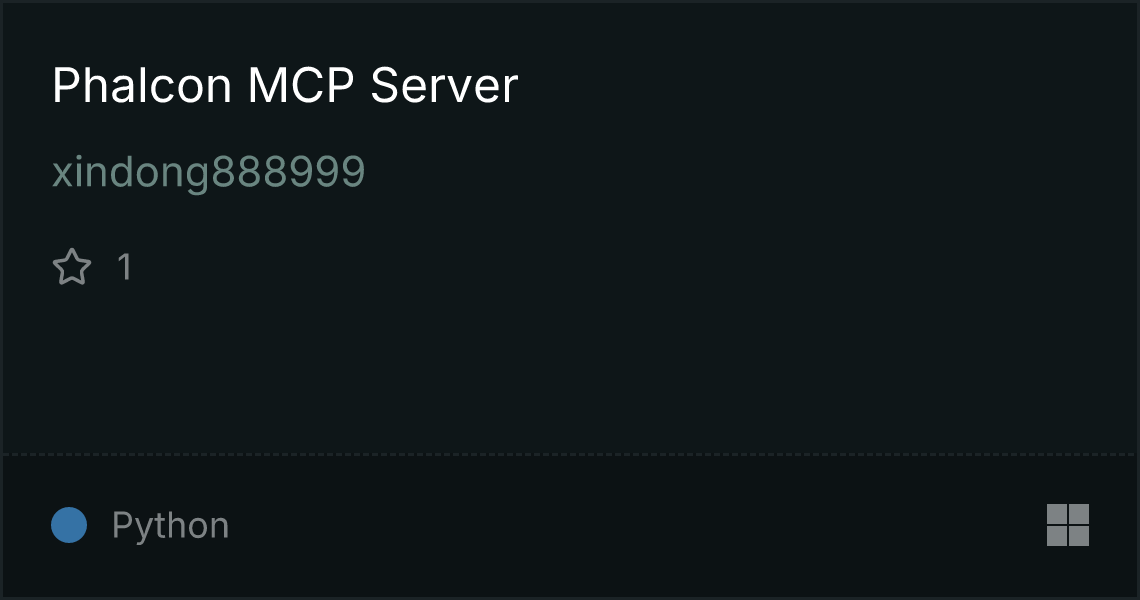 Phalcon MCP Server | Glama