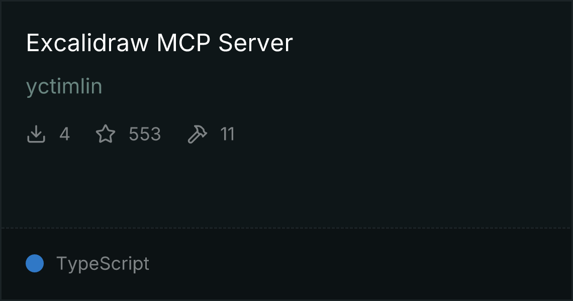 Excalidraw MCP Server by yctimlin | Glama