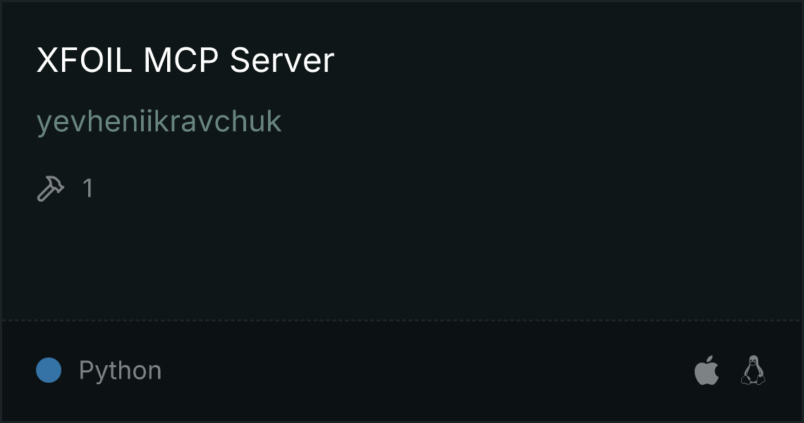 xfoil.compute_polar - XFOIL MCP Server | Glama