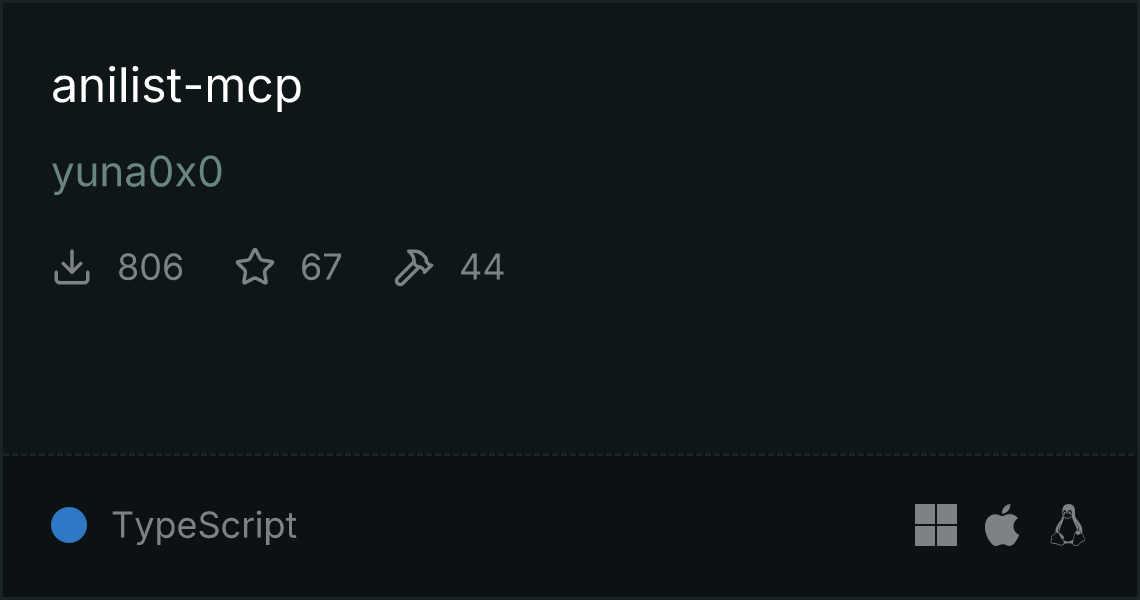 anilist-mcp by yuna0x0 | Glama