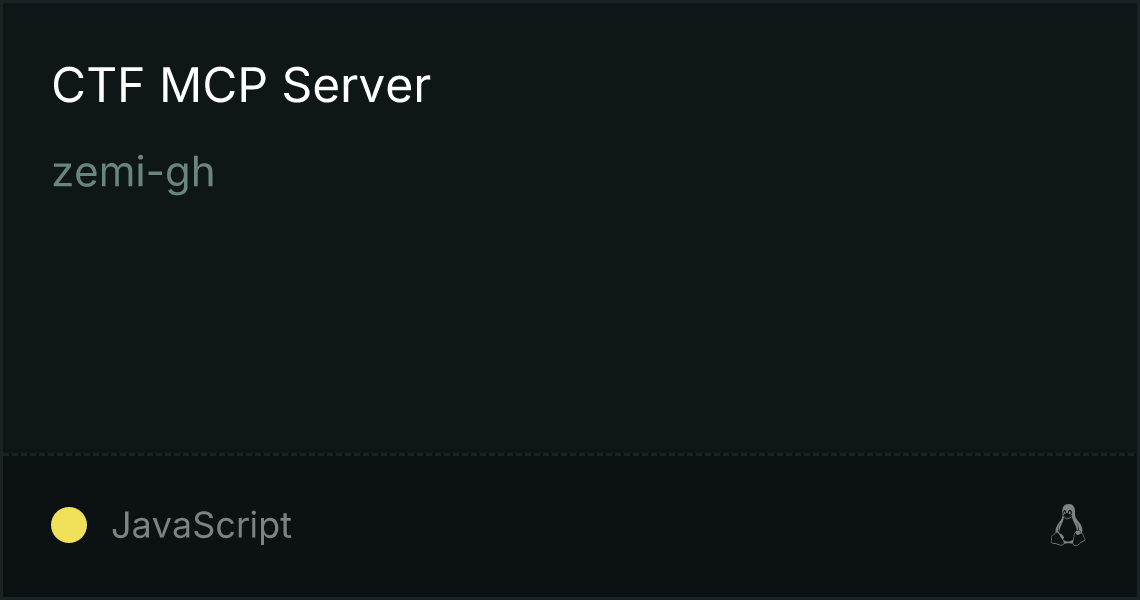 Discussions | CTF MCP Server | Glama